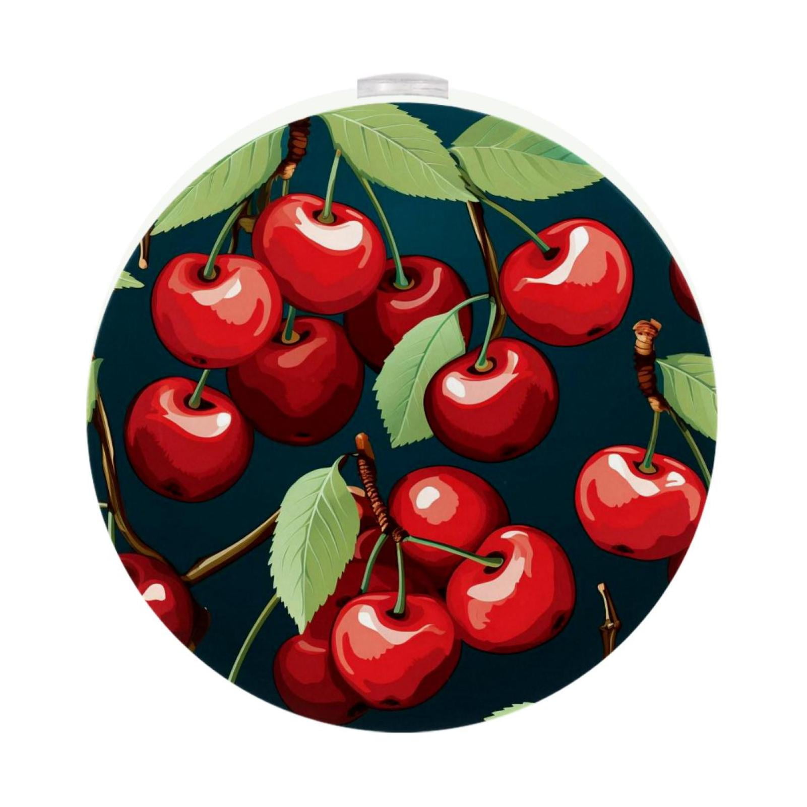 Cherry LED Round Night Light-2PCS: Wireless & Portable Small Lights for ...