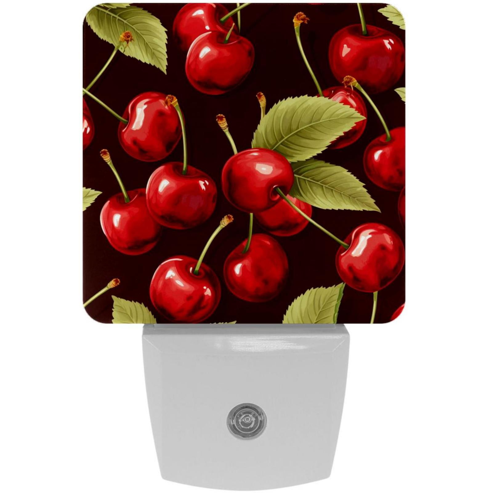Cherry LED Square Night Lights - Bedside Lighting Solution for a ...