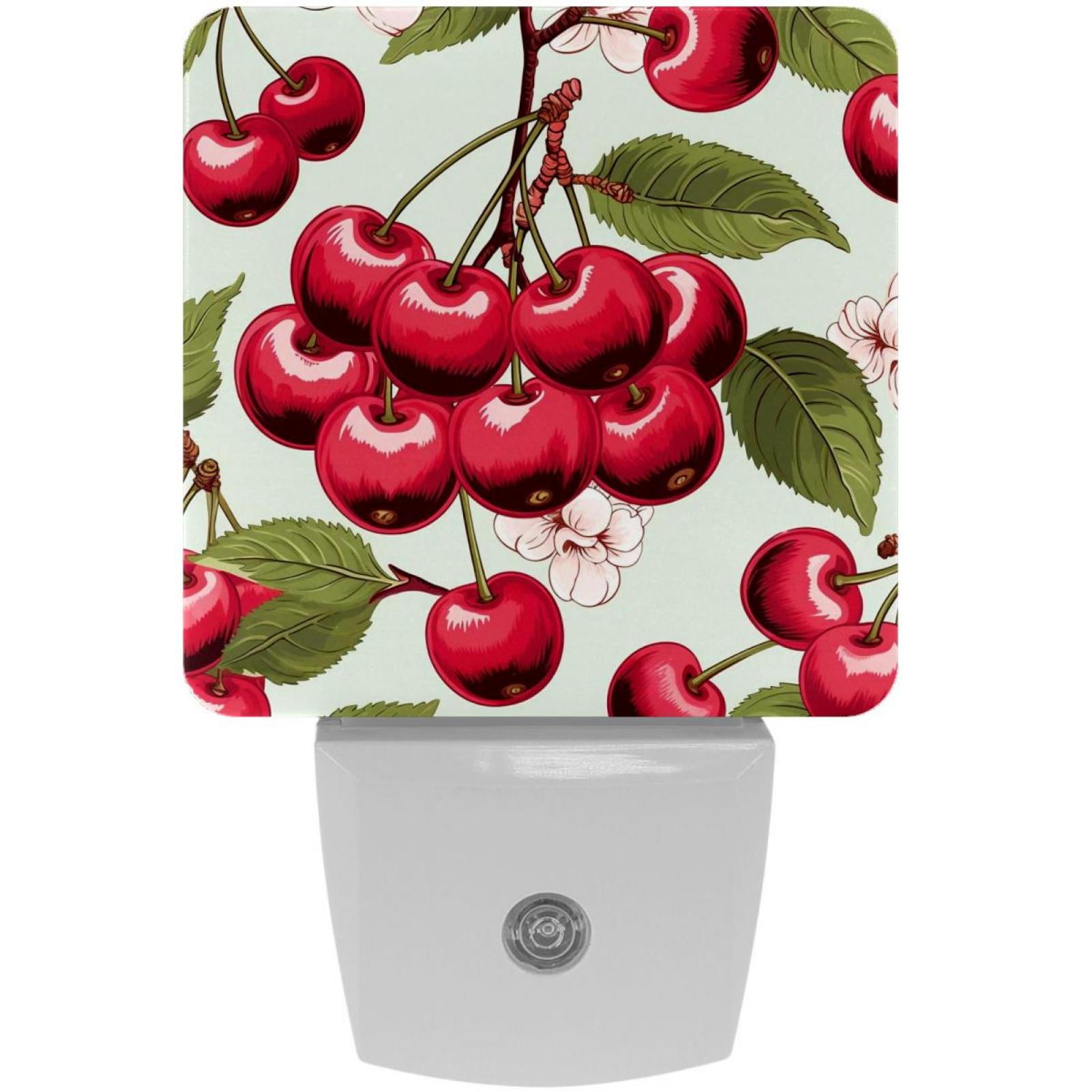 Cherry LED Square Night Lights - Energy Efficient and Sleek Design ...