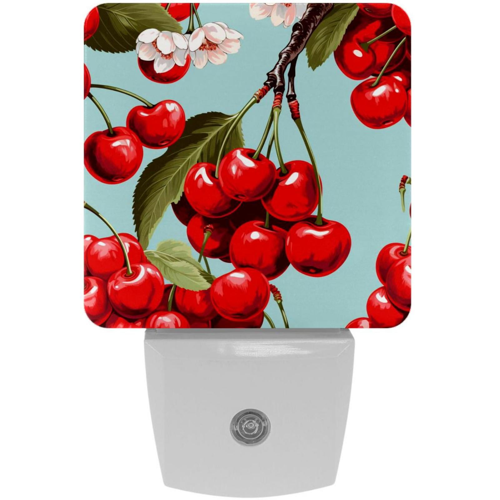 Cherry LED Square Night Lights - Energy Efficient and Stylish Bedroom ...