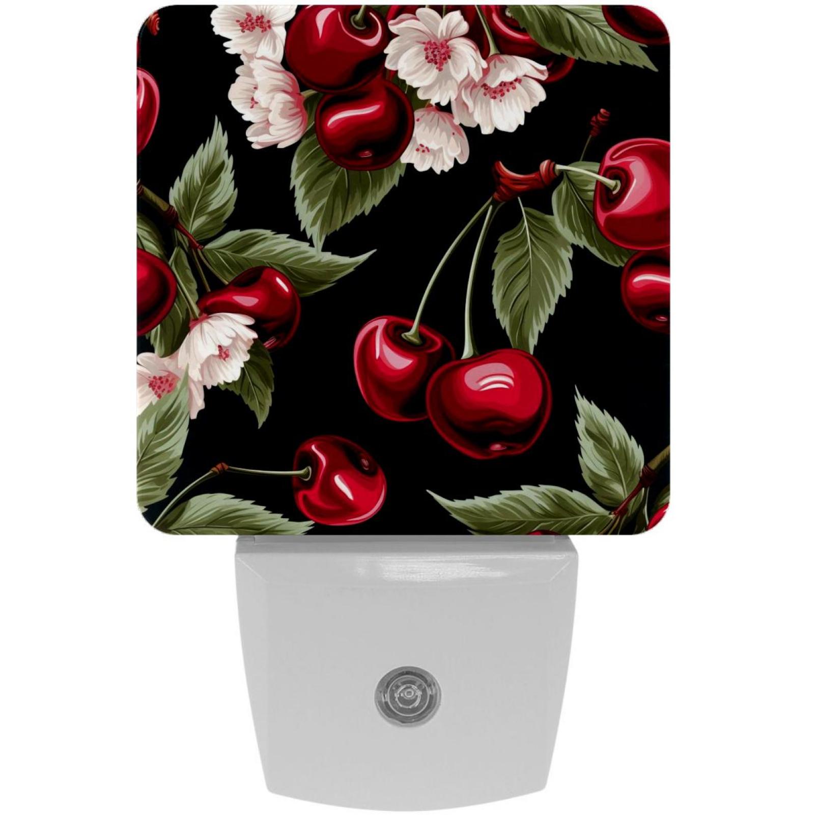 Cherry LED Square Night Lights - Modern and Versatile Plug-in Lighting ...