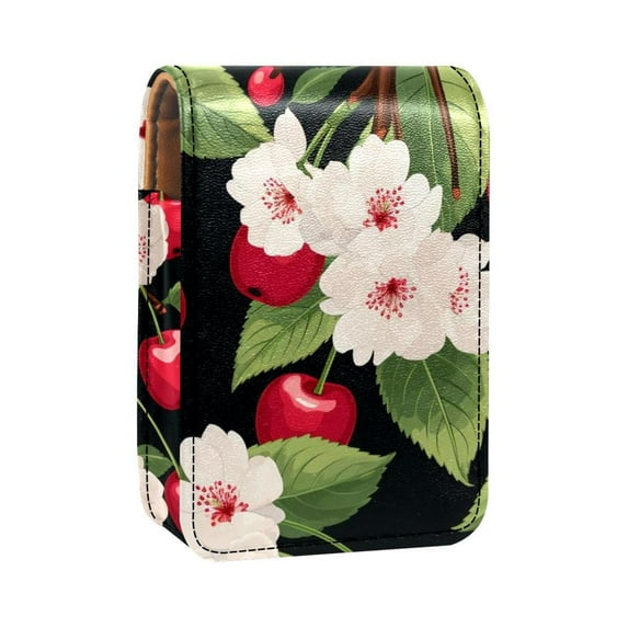 Cherry Lipstick Storage Box, Makeup Bag, Lipstick Bag - Portable and ...