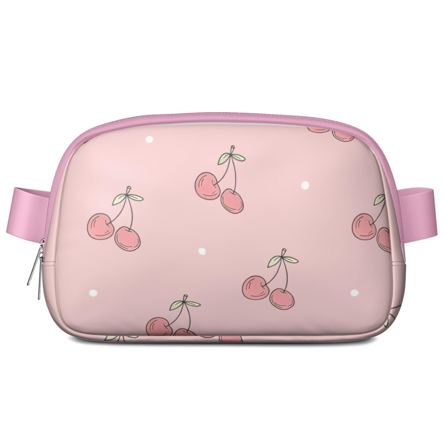 Cherry Lover’s Waist Bag – Adorable Red & Pink Fruit Fanny Pack with ...