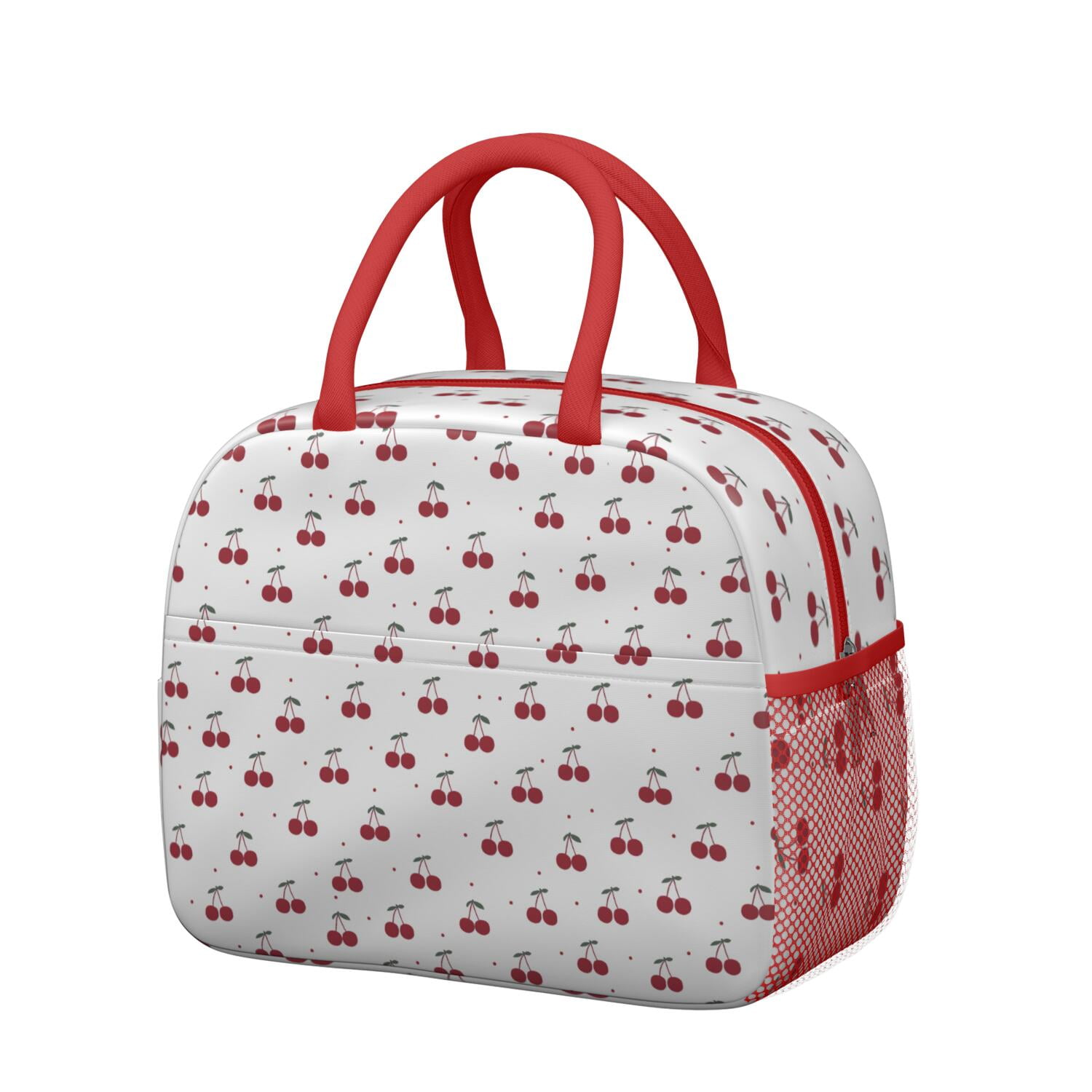Cherry Lovers Lunch Tote - Portable & Stylish Insulated Lunch Bag with ...