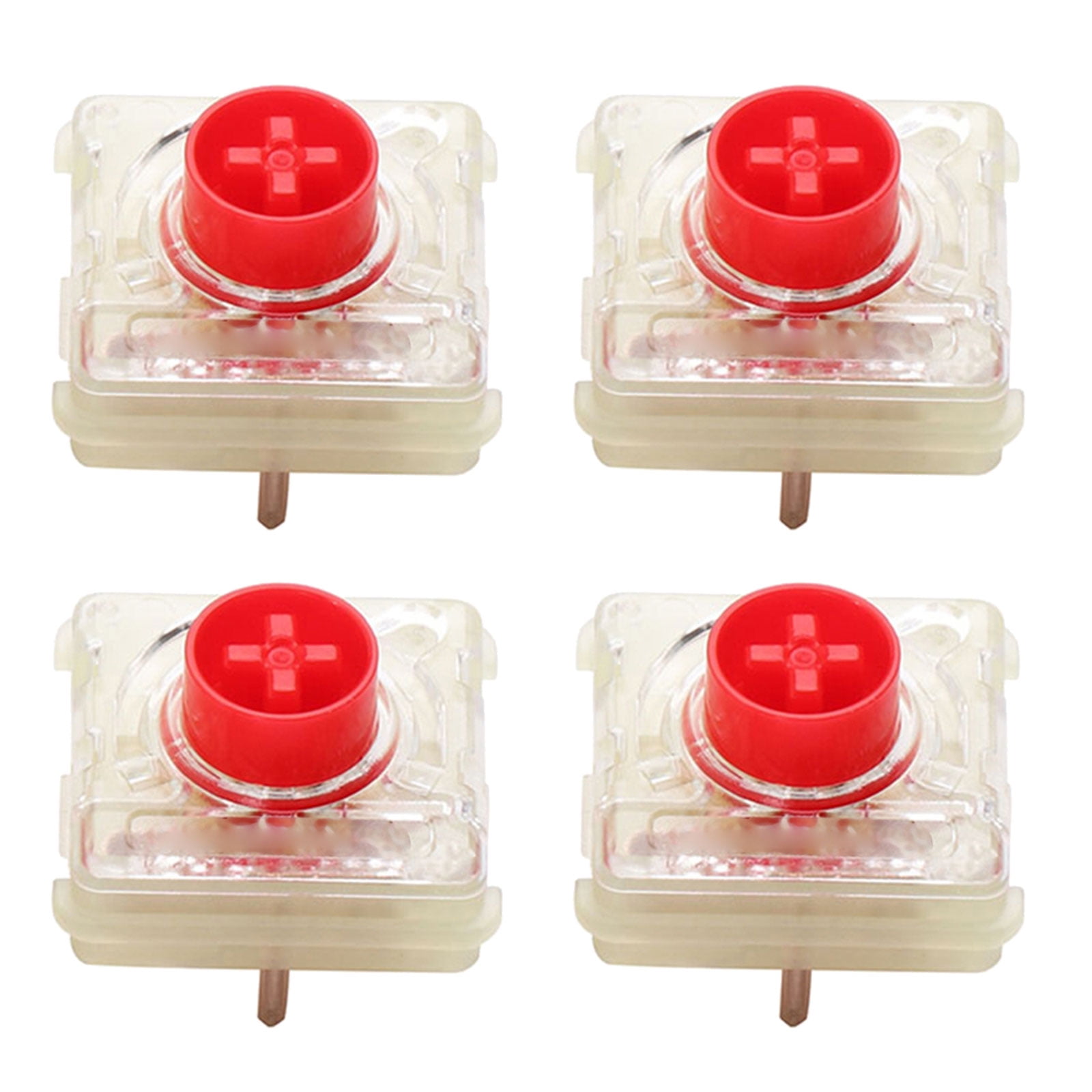 Cherry Low Profile RGB Red/Silver Switch Custom For Mechanical Keyboard ...