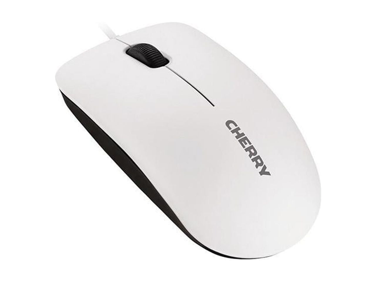 CHERRY MC 1000 Mouse - Optical - Cable - White Gray - USB 2.0 - 1200 ...