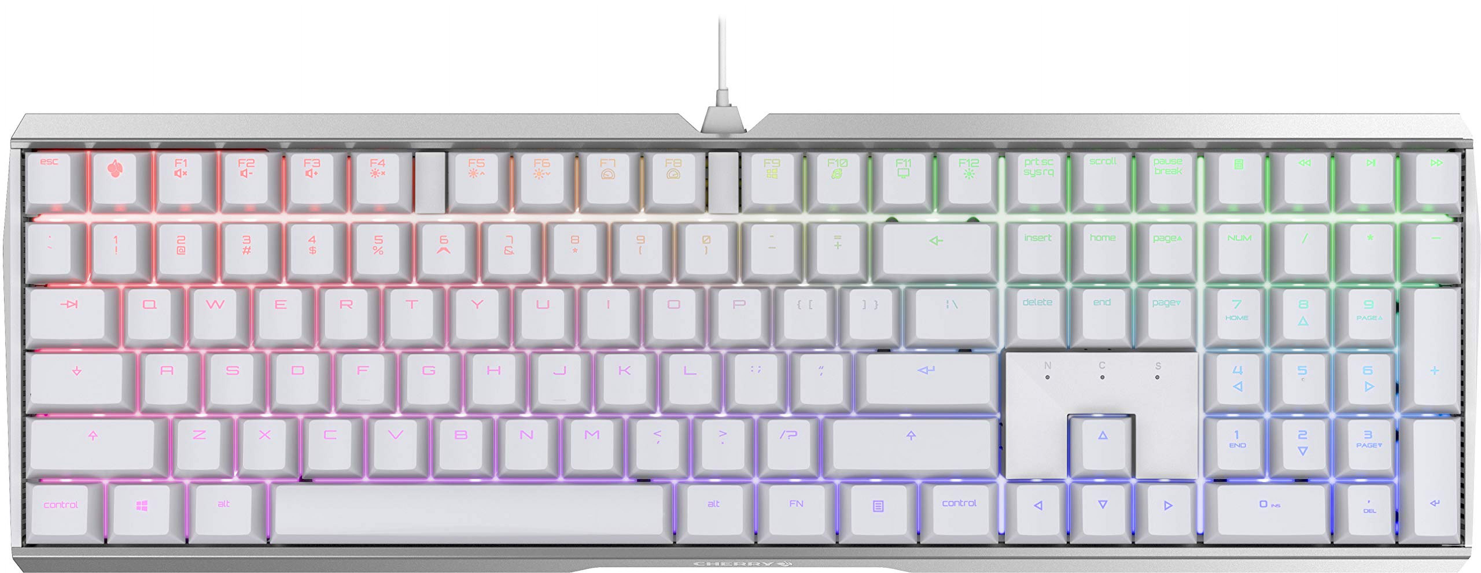 CHERRY MX-Board 3.0S - Keyboard - 100% - full size - backlit - USB ...