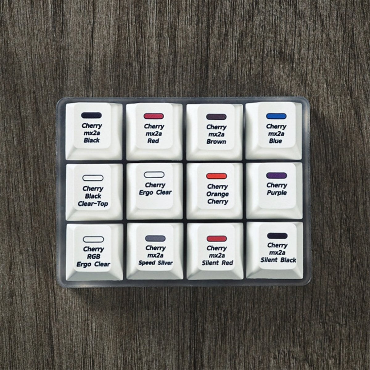 Cherry MX2A Key Switch Tester 12-Key Mechanical Keyboard Sampler Switch ...