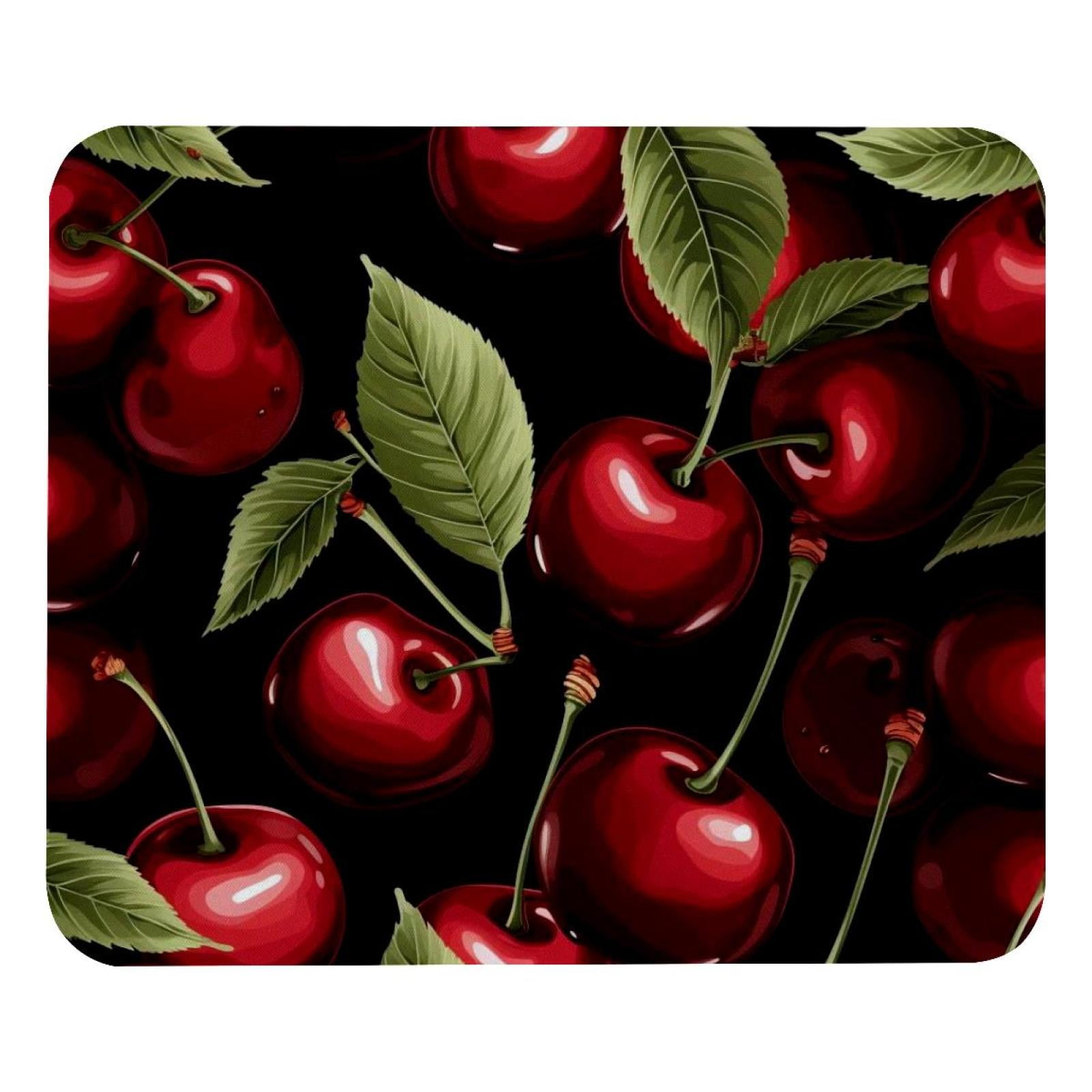 Cherry Mouse Pad, Personality Design Rubber Base for Office Decor for ...