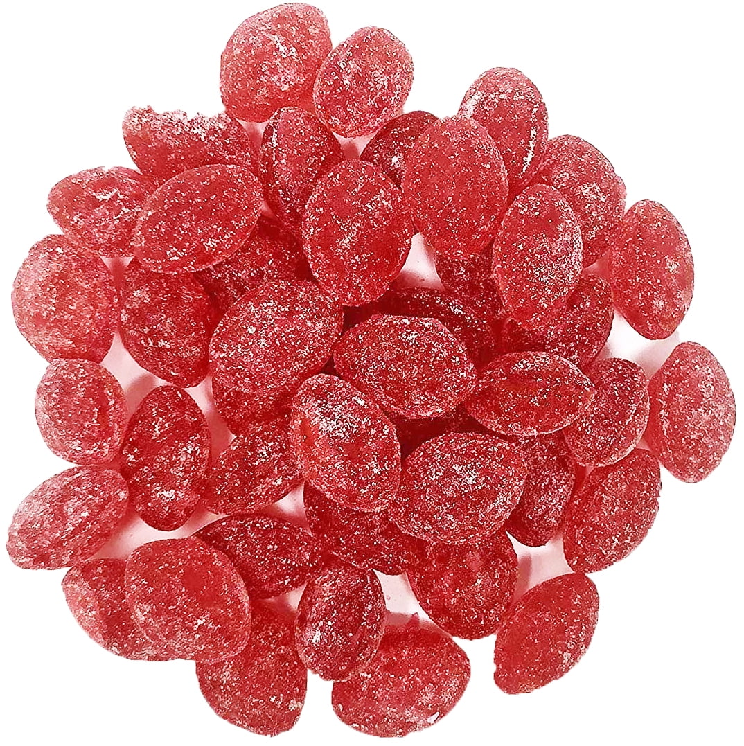 Cherry Natural Sanded Candy Drops - claeys old fashioned hard candy ...
