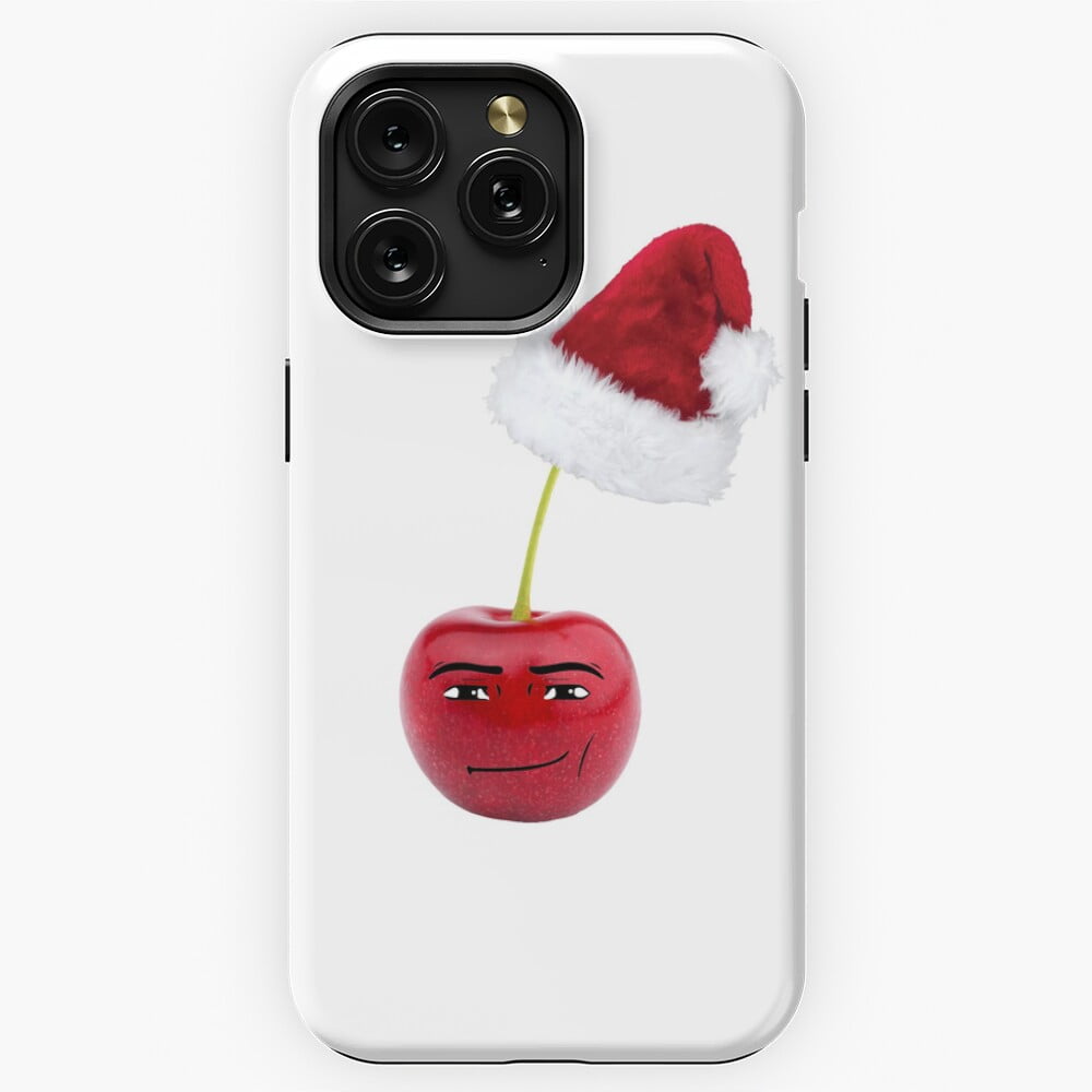 Cherry Omega Funny Food Holiday Meme Design with iPhone 17 to 11 Pro ...