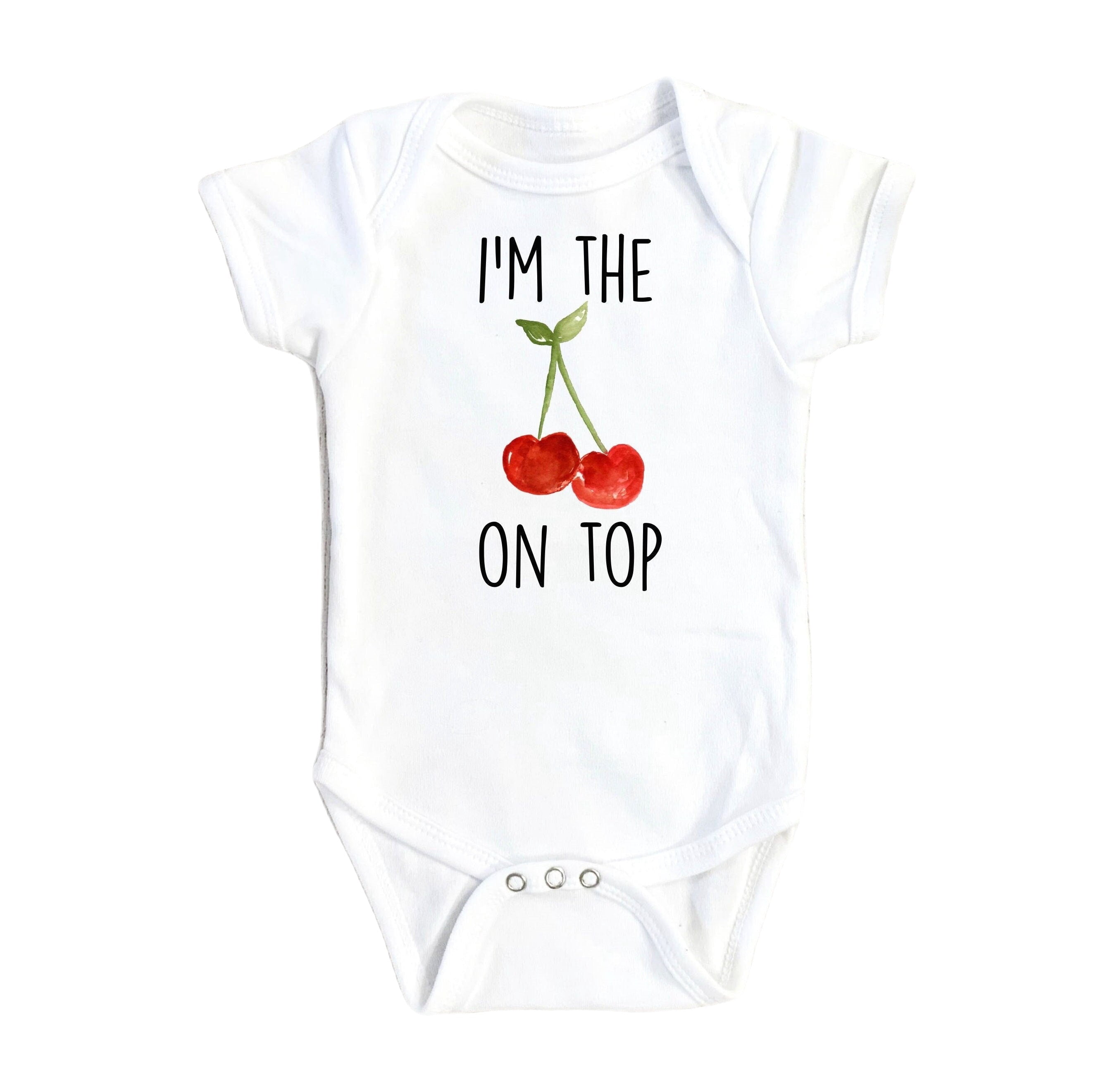 Cherry On Top - Baby Boy Girl Clothes Infant Bodysuit Funny Cute ...