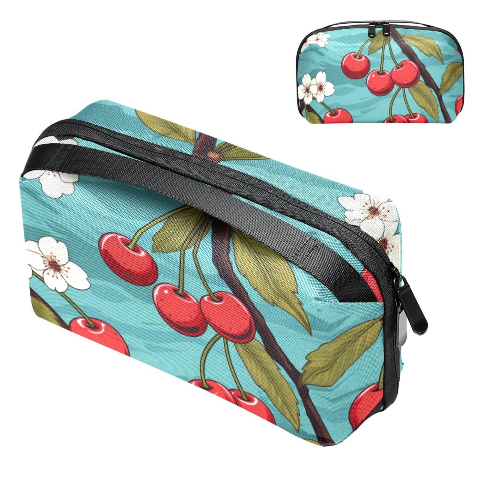Cherry Oxford Fabric Waterproof Portable Hard Drive Bag and Case with ...