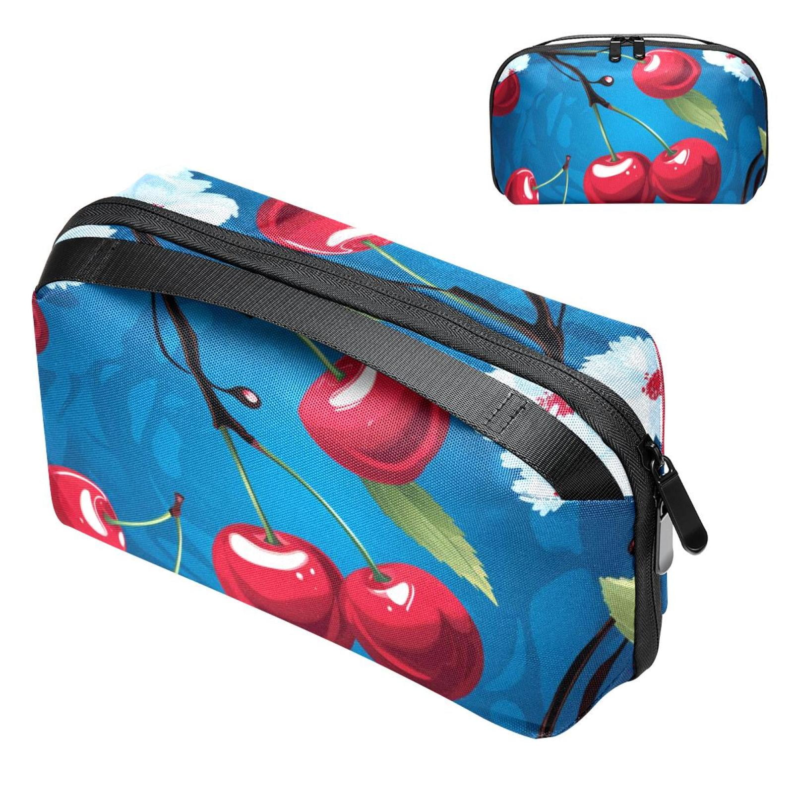 Cherry Oxford Fabric Waterproof Portable Hard Drive Bag and Case with ...