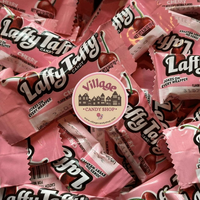 Cherry Pink Laffy Taffy Mini Bars Candy - 7 oz. - Walmart.com