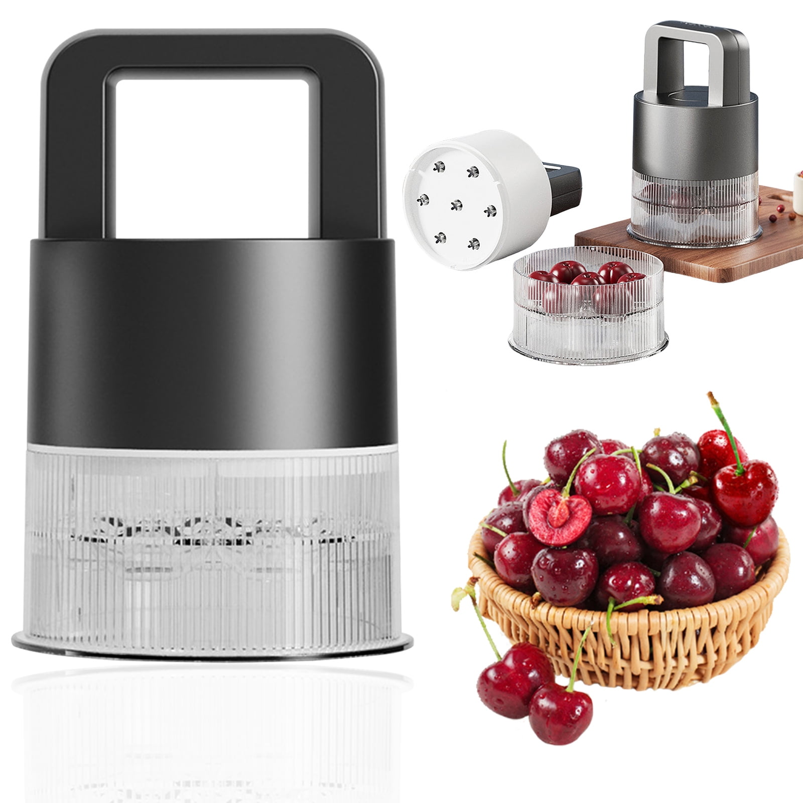 Cherry Pit Remover - Quick Release Push Design Kitchen Device | Fruit ...