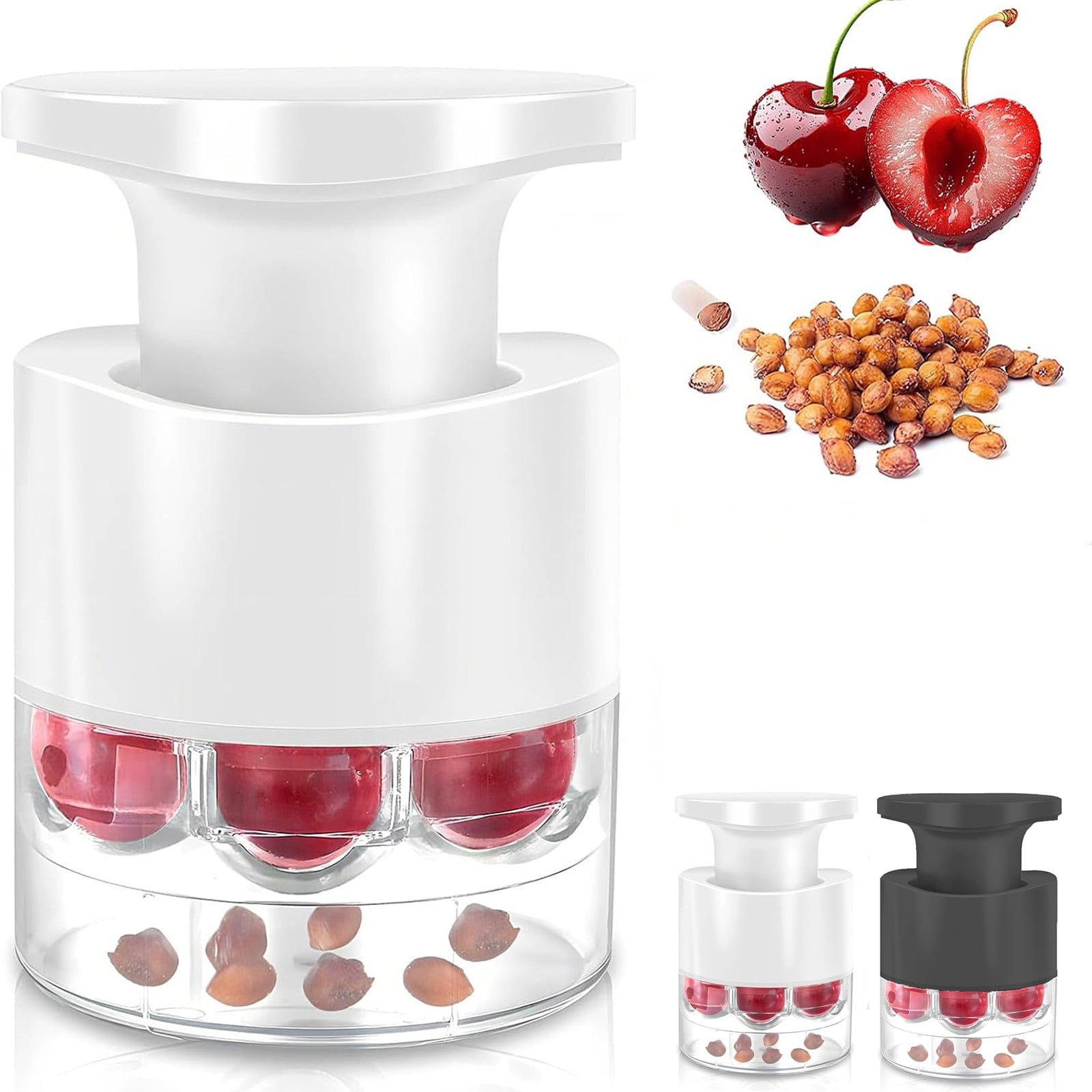 Cherry Pitter, 2025 New 7-Hole Cherry Pitter Tool Pit Remover, Quickly ...