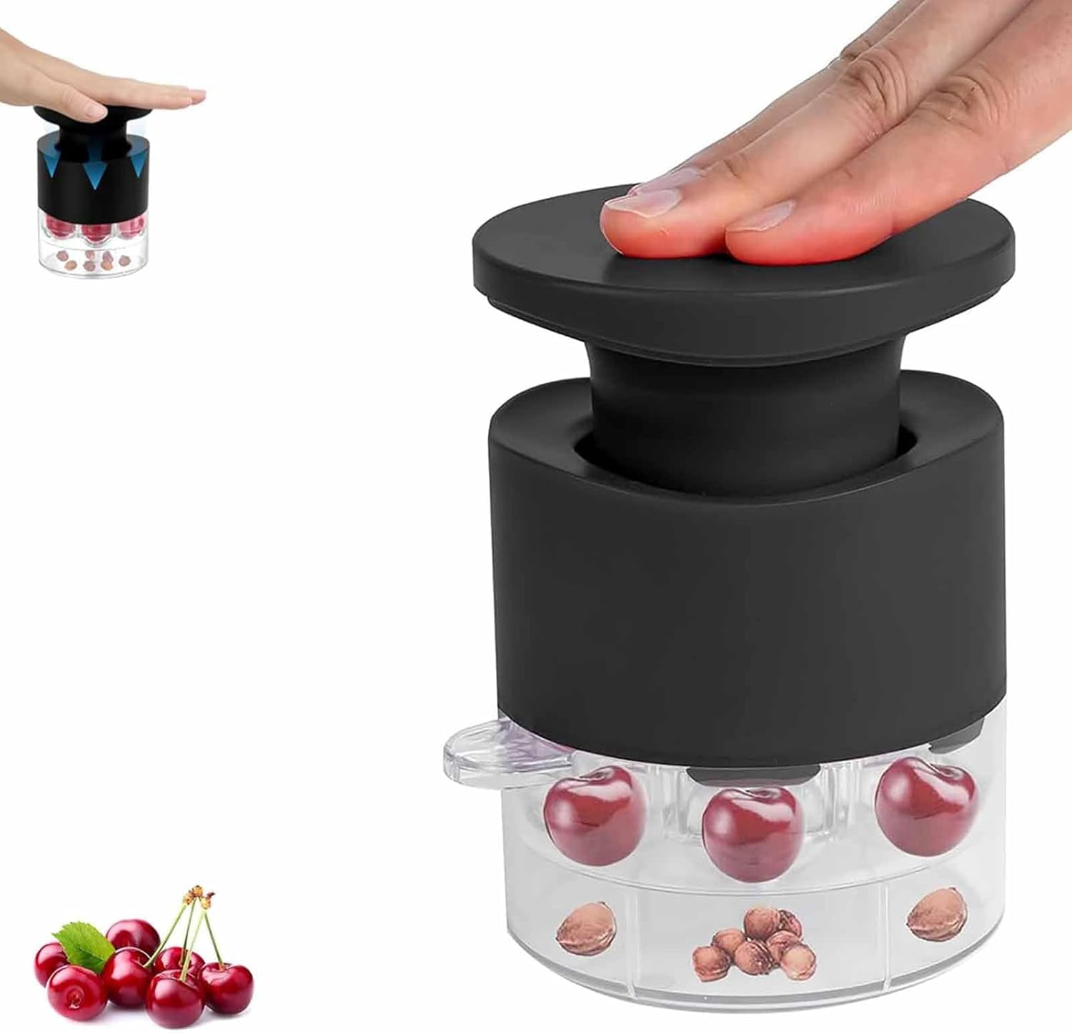 Cherry Pitter, 2025 New 7-Hole Cherry Pitter Tool, Quick Release ...