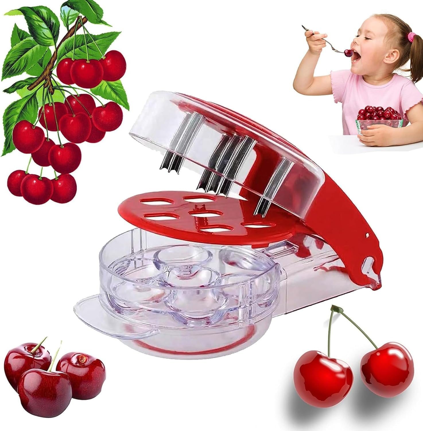 1 PC Cherry Pitters Tool,Professional Cherry Stone Remover,Easy to Use ...