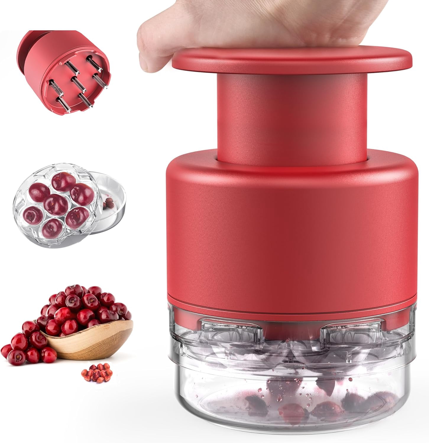 Cherry Pitter - Multi Cherries Corer Stainless Steel Pitter Tool Making ...