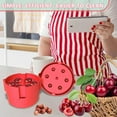 Cherry Pitter Multiple Cherries Remover Labor Saving Push Down Cherry ...