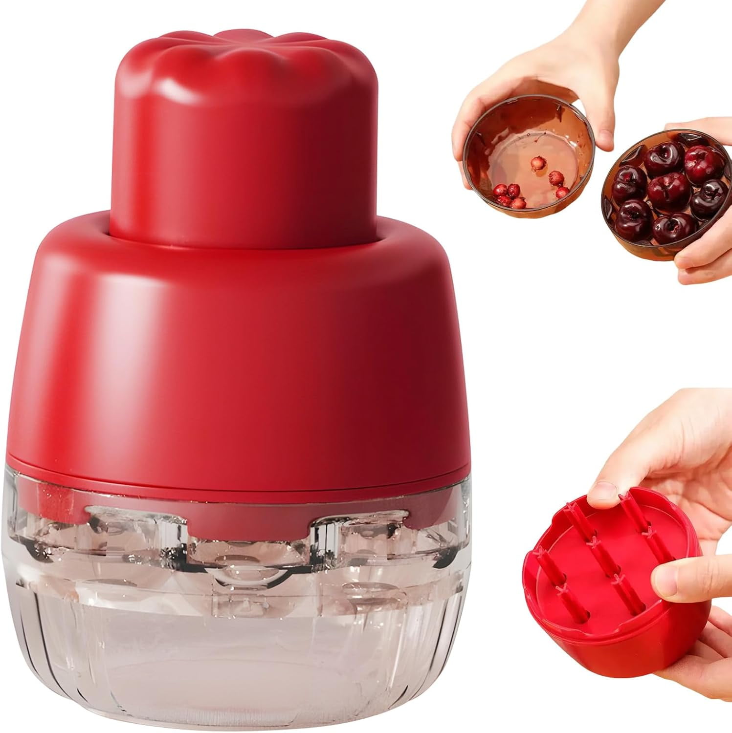 Cherry Pitter Tool, 2025 Upgraded 7 Holes Cherry Pitter Tool Pit ...