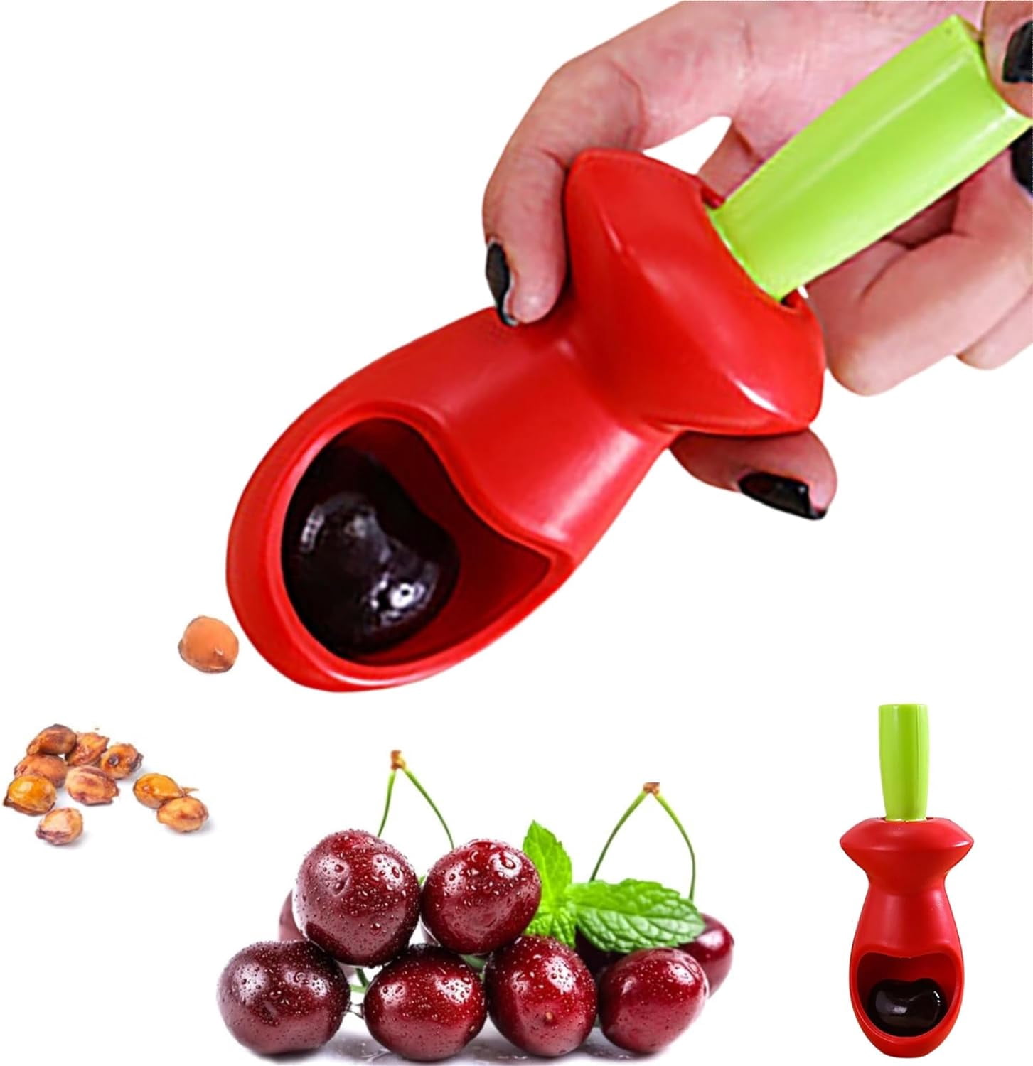 Cherry Pitter Tool Pit Remover, Cherry Seed Remover Cherries Corer ...