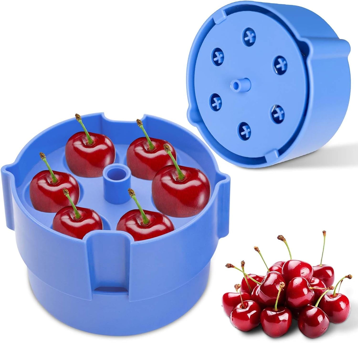 Cherry Pitter Tool Pit Remover - Quick Release Multi-Cherry Seed ...