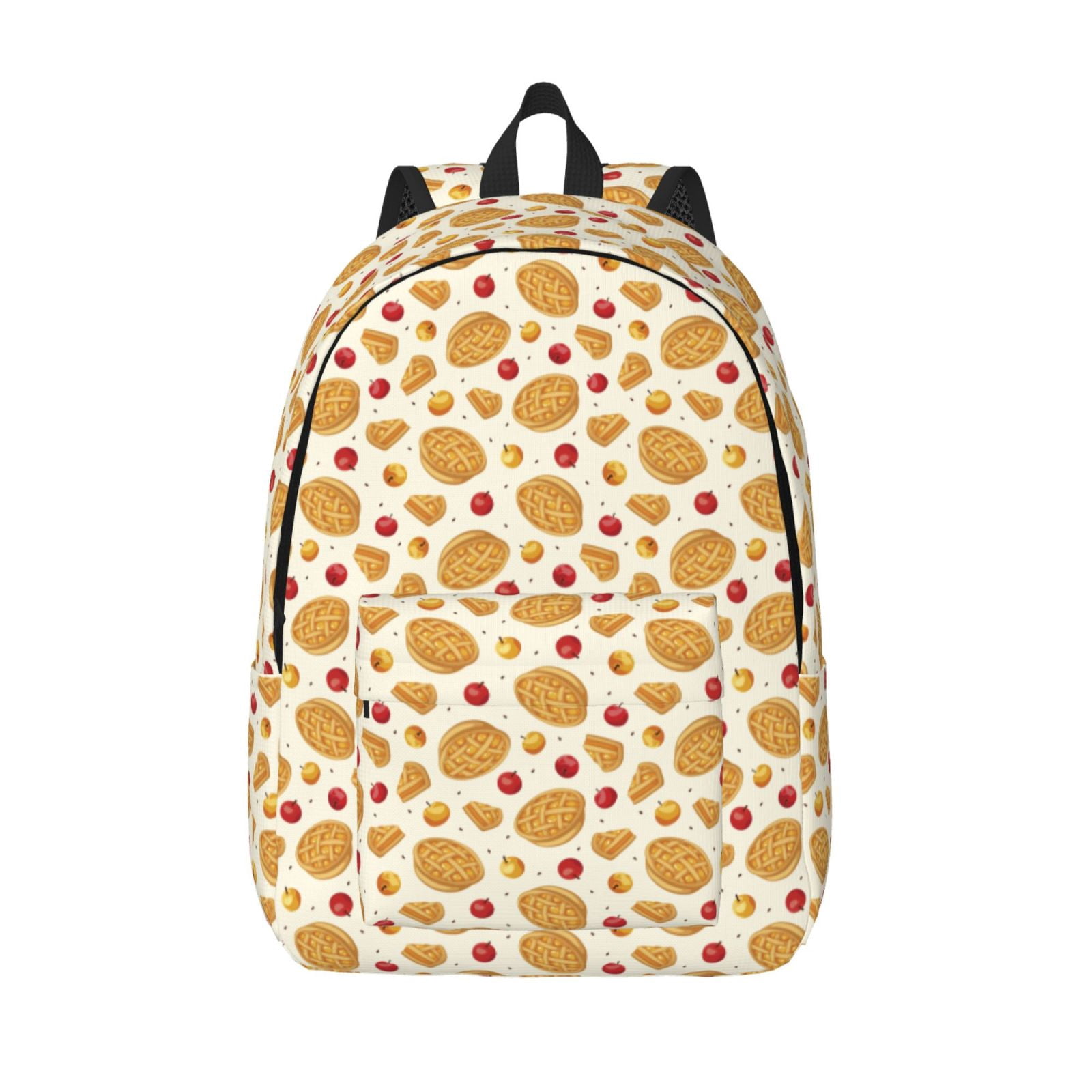 Cherry Print Cute Waffles Backpack for Men Women Laptop Backpack Hiking ...