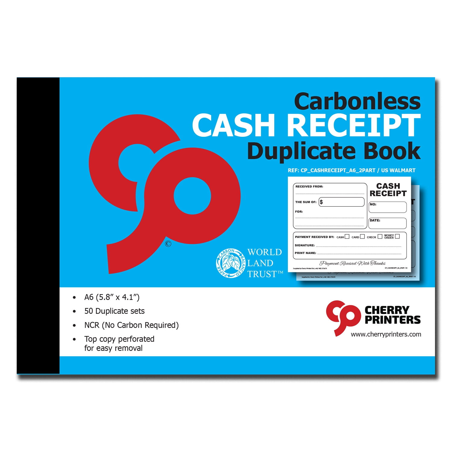 Cherry Printers | Cash Receipt | Duplicate Book | 2 part | Carbonless ...
