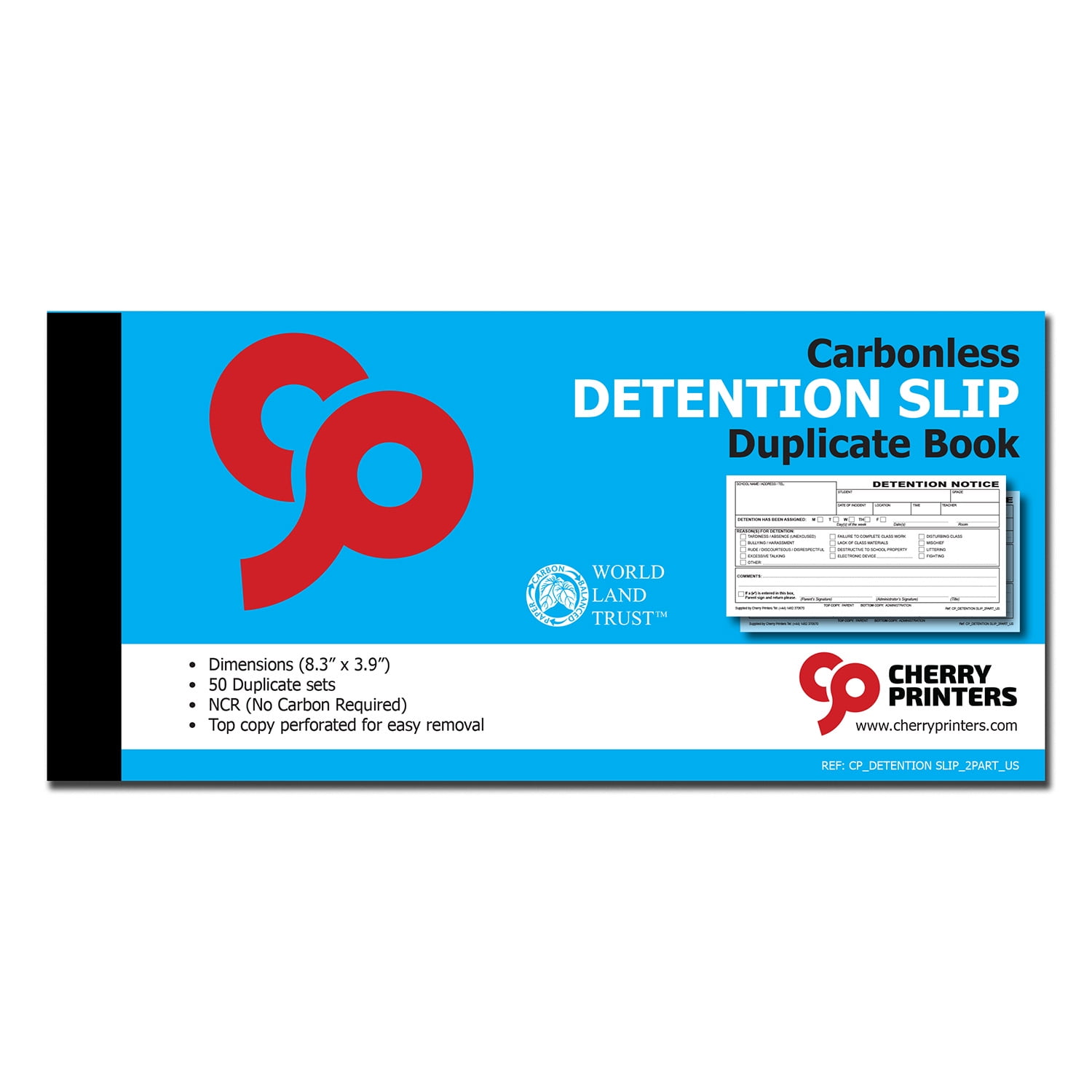 Cherry Printers | Detention Slip | Duplicate Book | 2 part | Carbonless ...