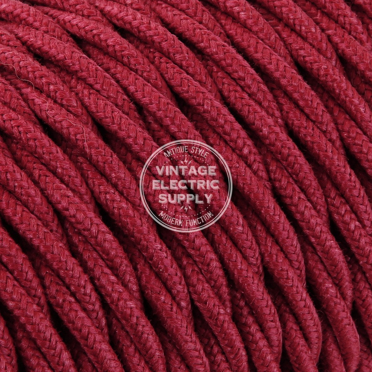 Cherry Raw Yarn Twisted Electric Cable - Walmart.com