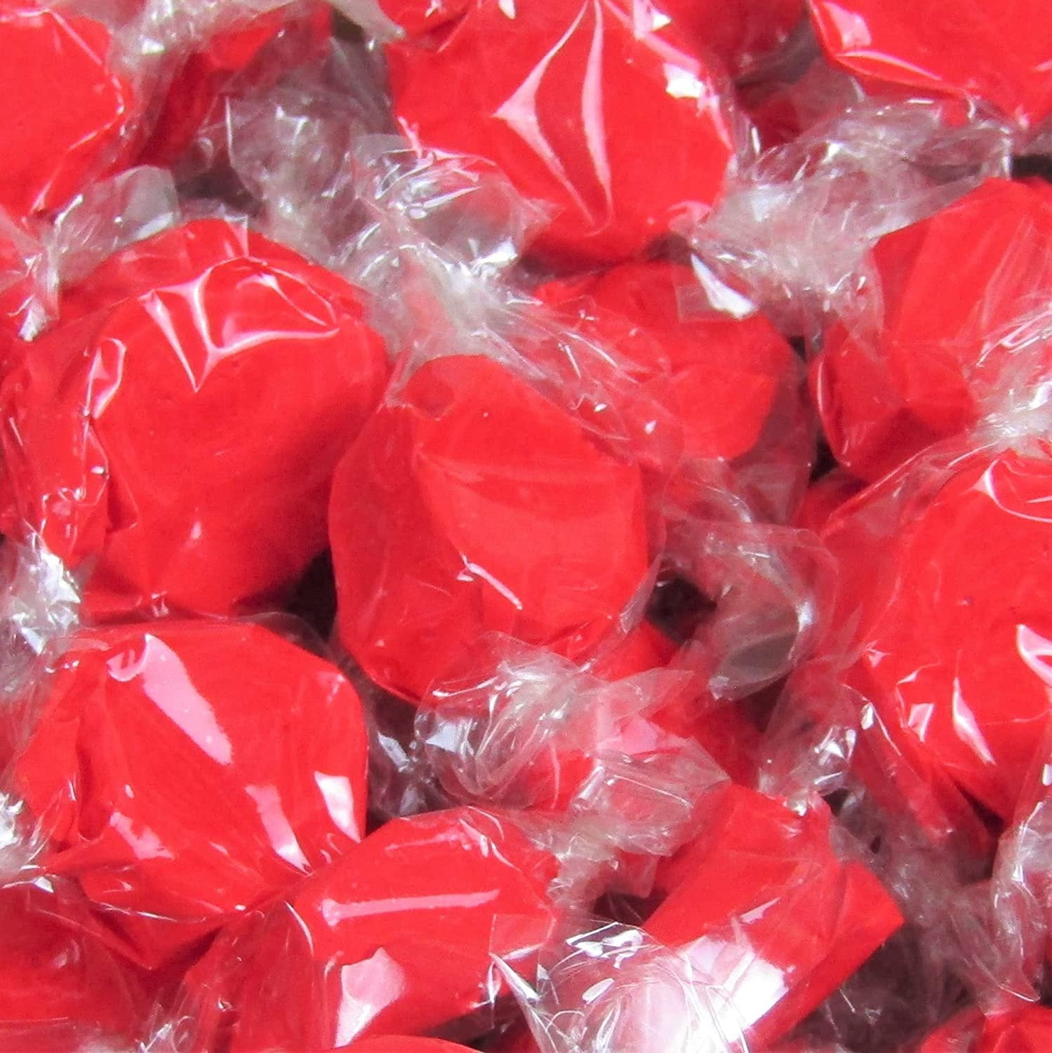 Cherry Red Taffy Chews by It's Delish, 1lb Bulk Bag - Individually ...