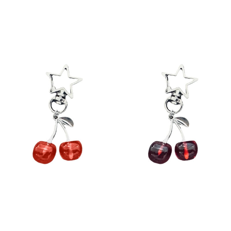 Cherry Resin Keychain Pendant - Unique Accessory for Keys - for Family ...
