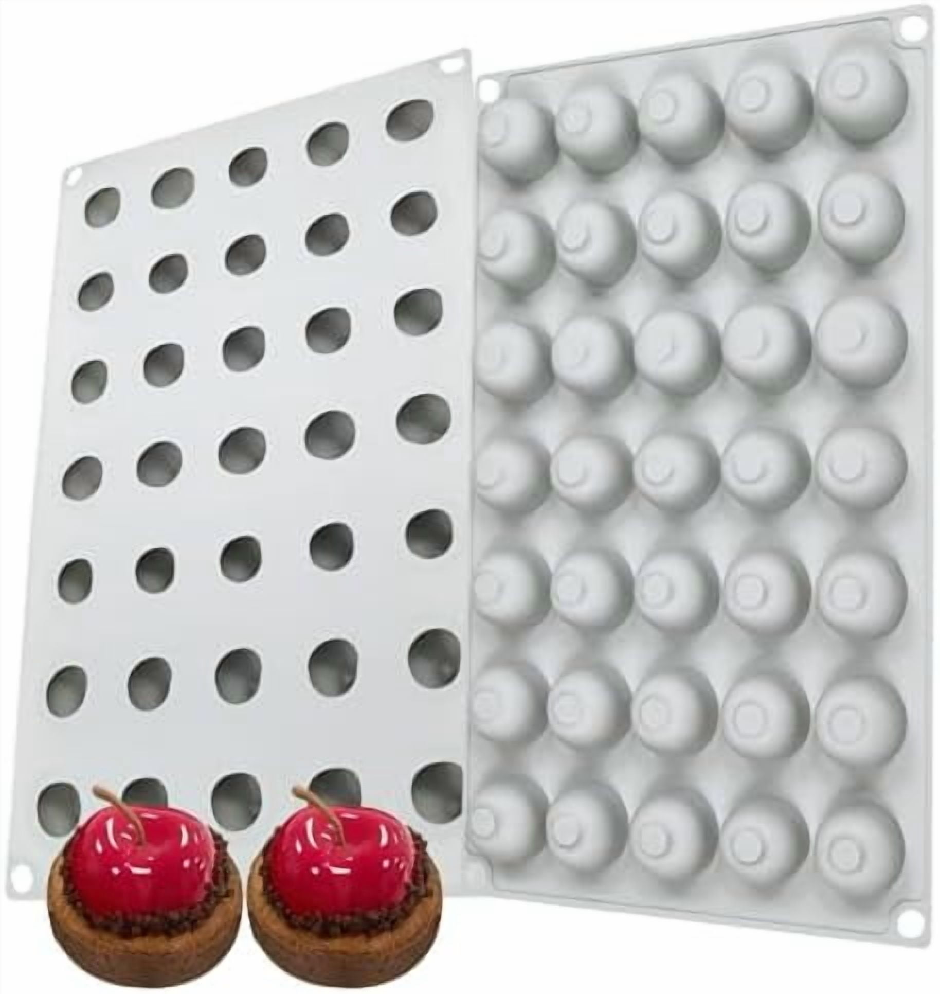 Cherry Shape Silicone Molds Silicone Molds for Baking Mousse Cake, 3D ...
