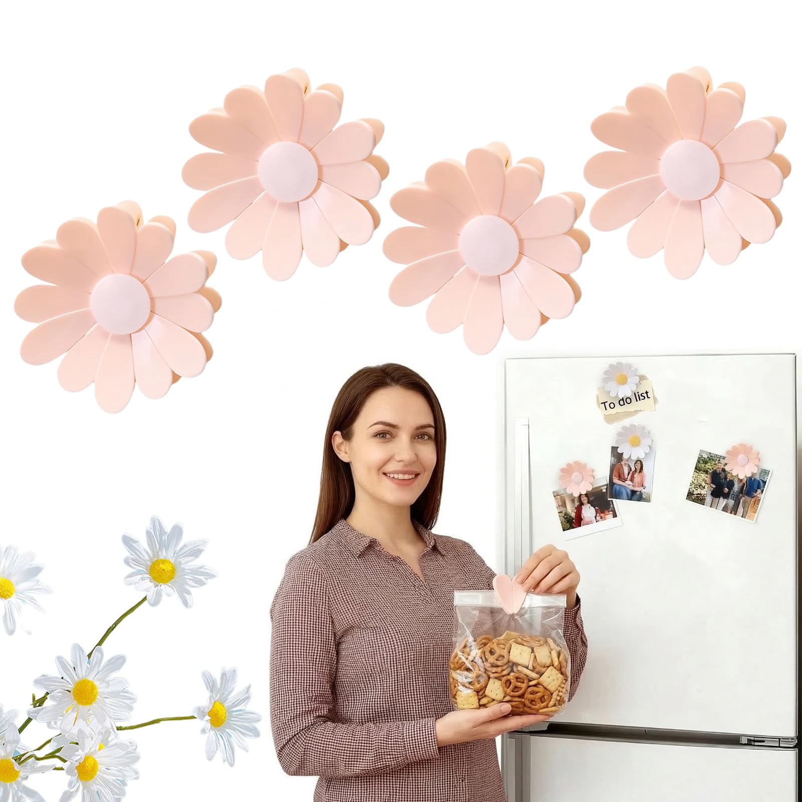 Cherry-Shaped Magnetic Food Clip & Fridge Magnet, 2-in-1 Magnetic Bag ...