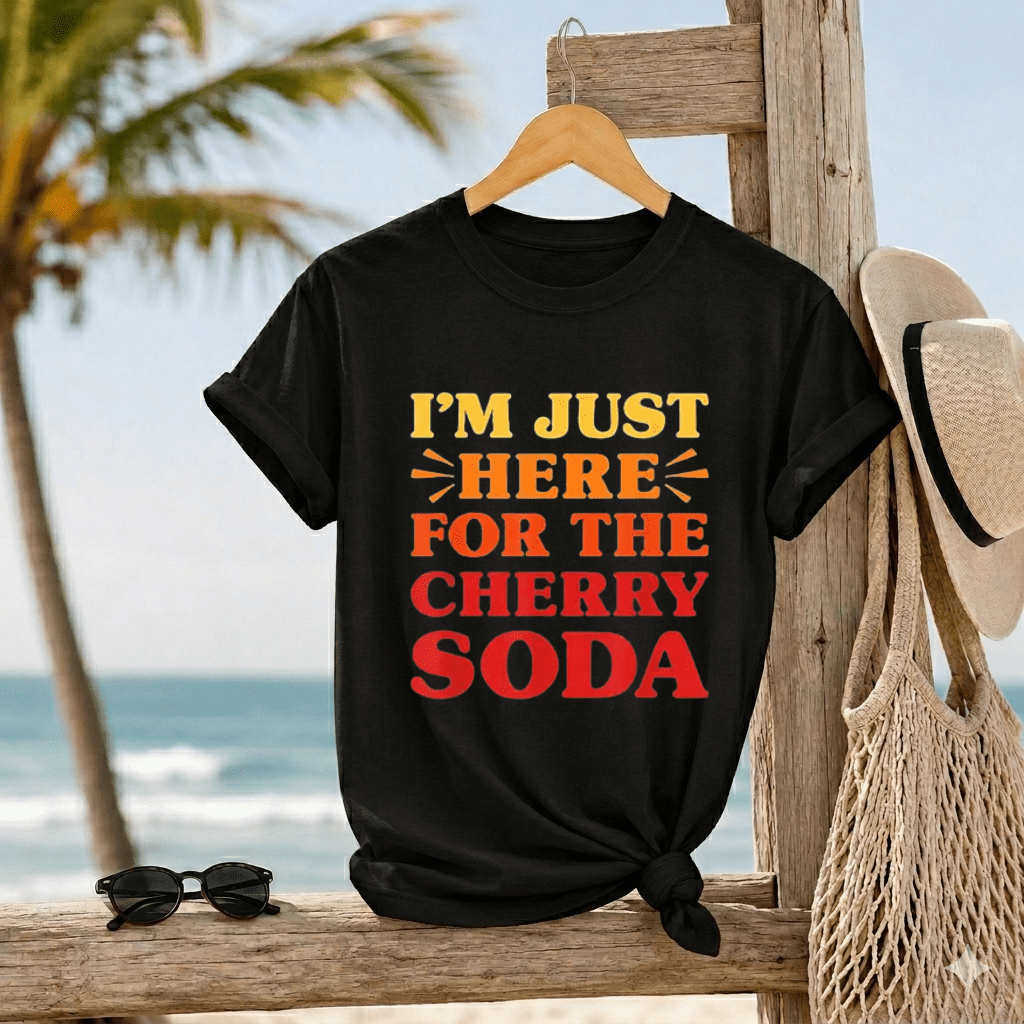 Cherry Soda I Love Cherry Soda Funny Food Lover Statement Unisex T ...