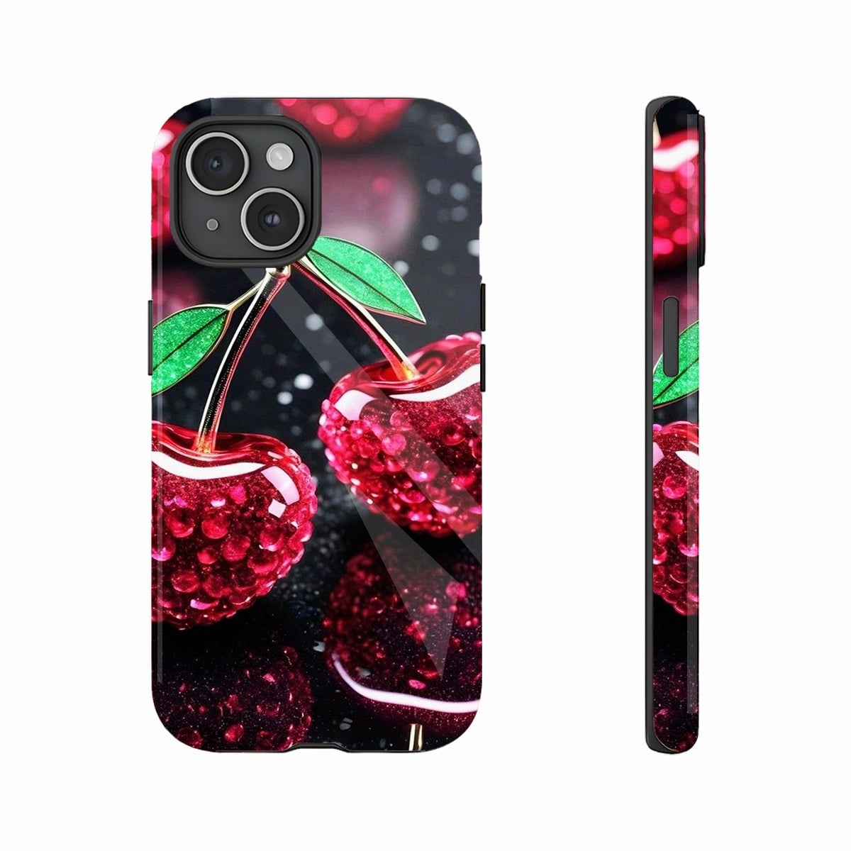 Cherry Sparkling Crystal iPhone Case - Perfect for Holiday Gift ...