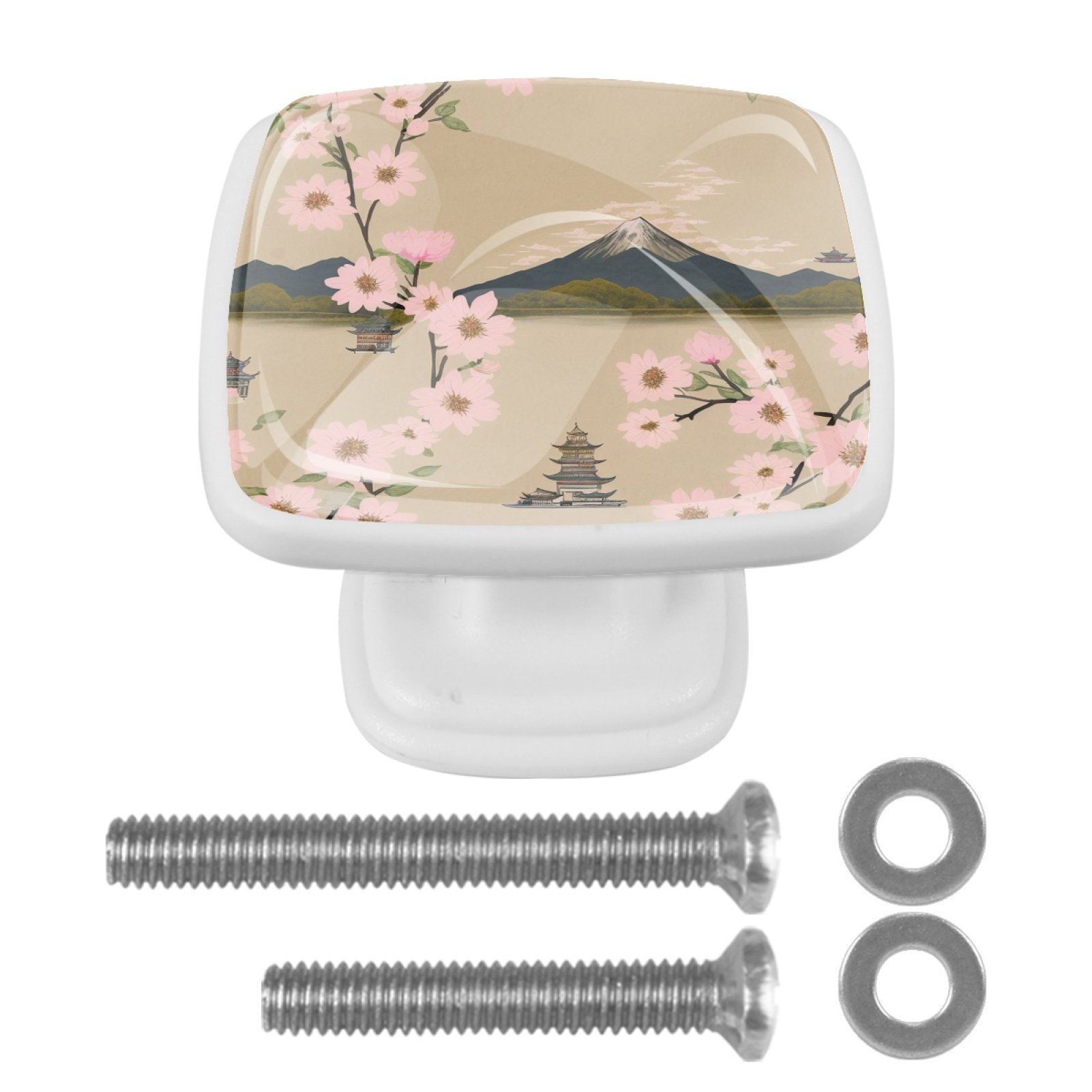 Cherry Spring Tower Cabinets Door and Drawers Knobs Pulls,Furniture ...