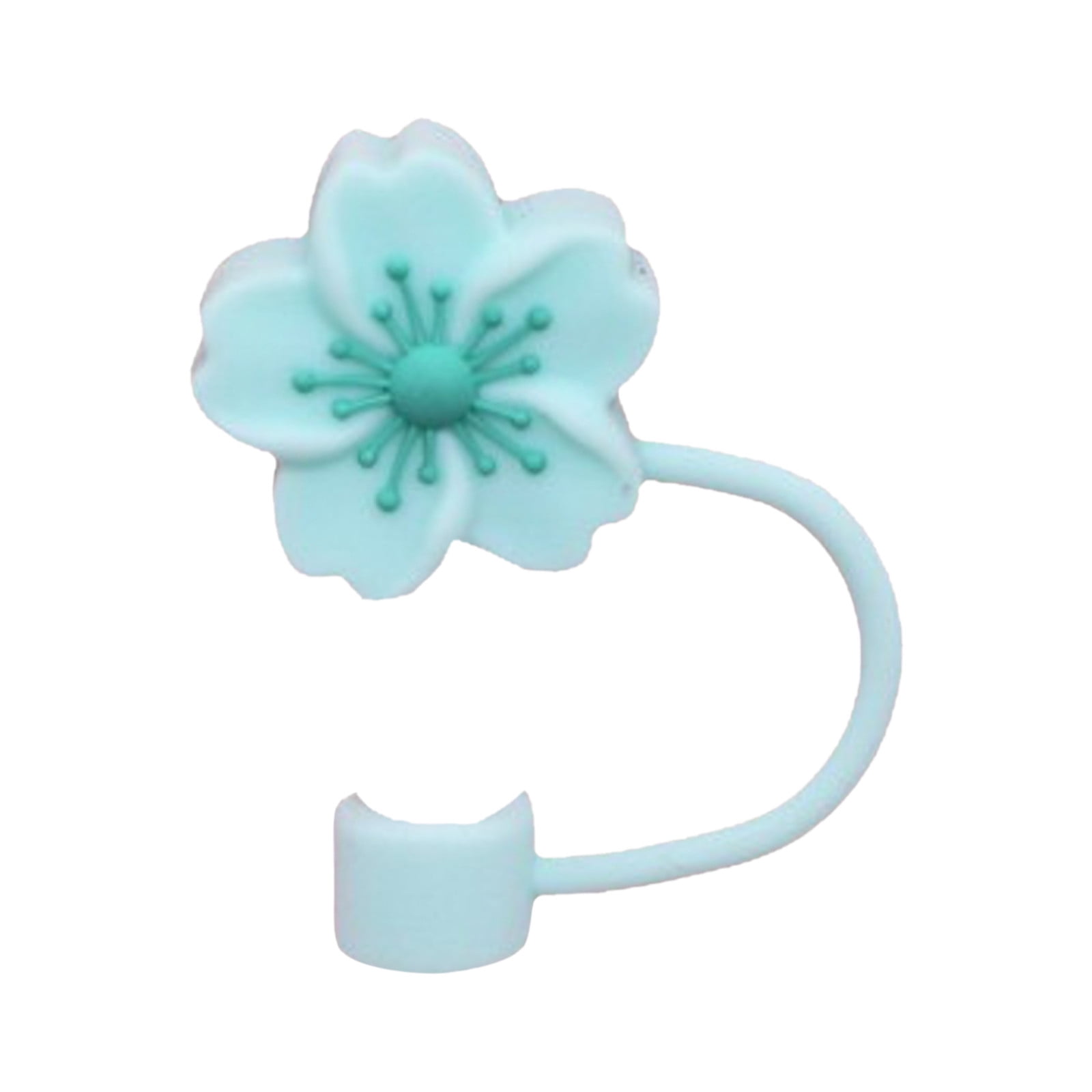 Cherry Straw Cover Cap For Cup 10mm 0.4in Silicone Straw Tips Lids For ...