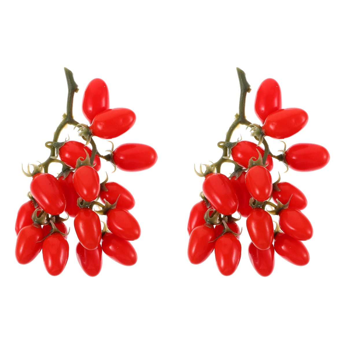Cherry Tomato Props 2 Pack Fake Tomatoes Lychee Fruit Home Decor ...