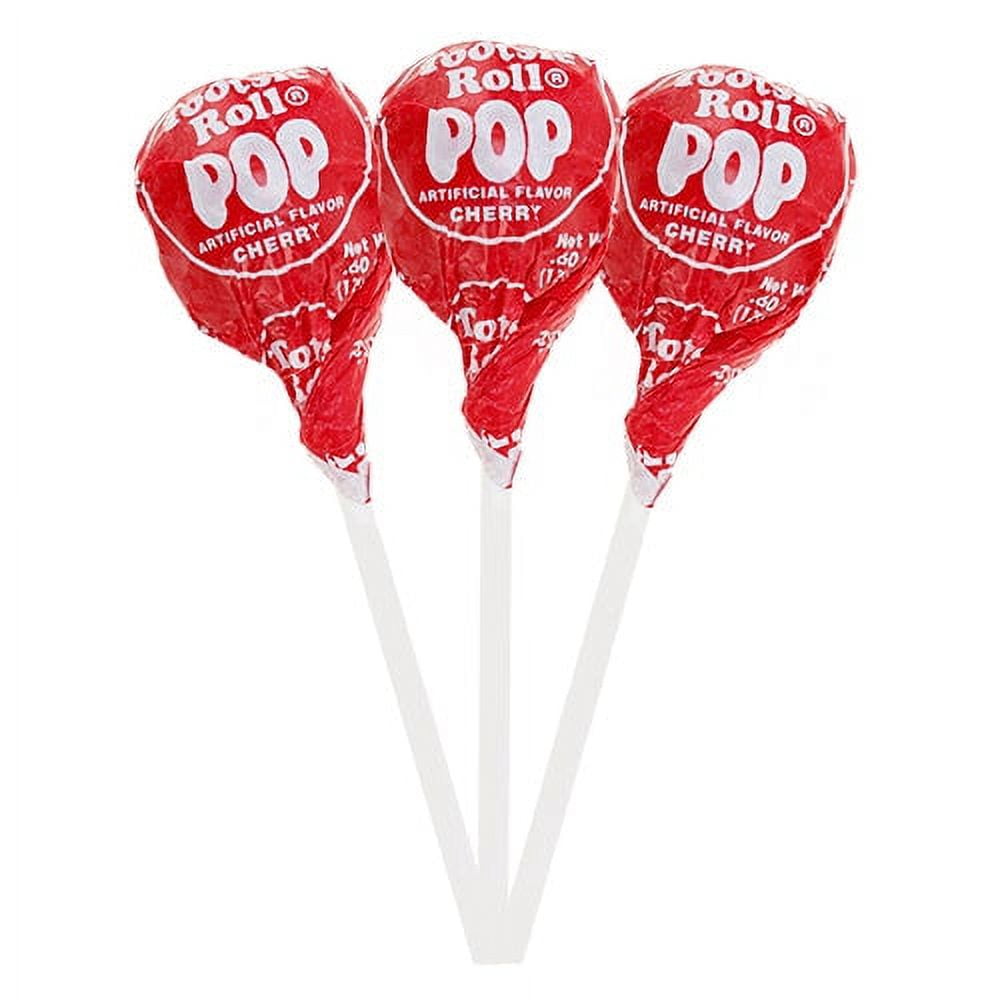 Tootsie Pops Cherry Flavor Sucker Candy - 2 LB Bulk Bag - Walmart.com