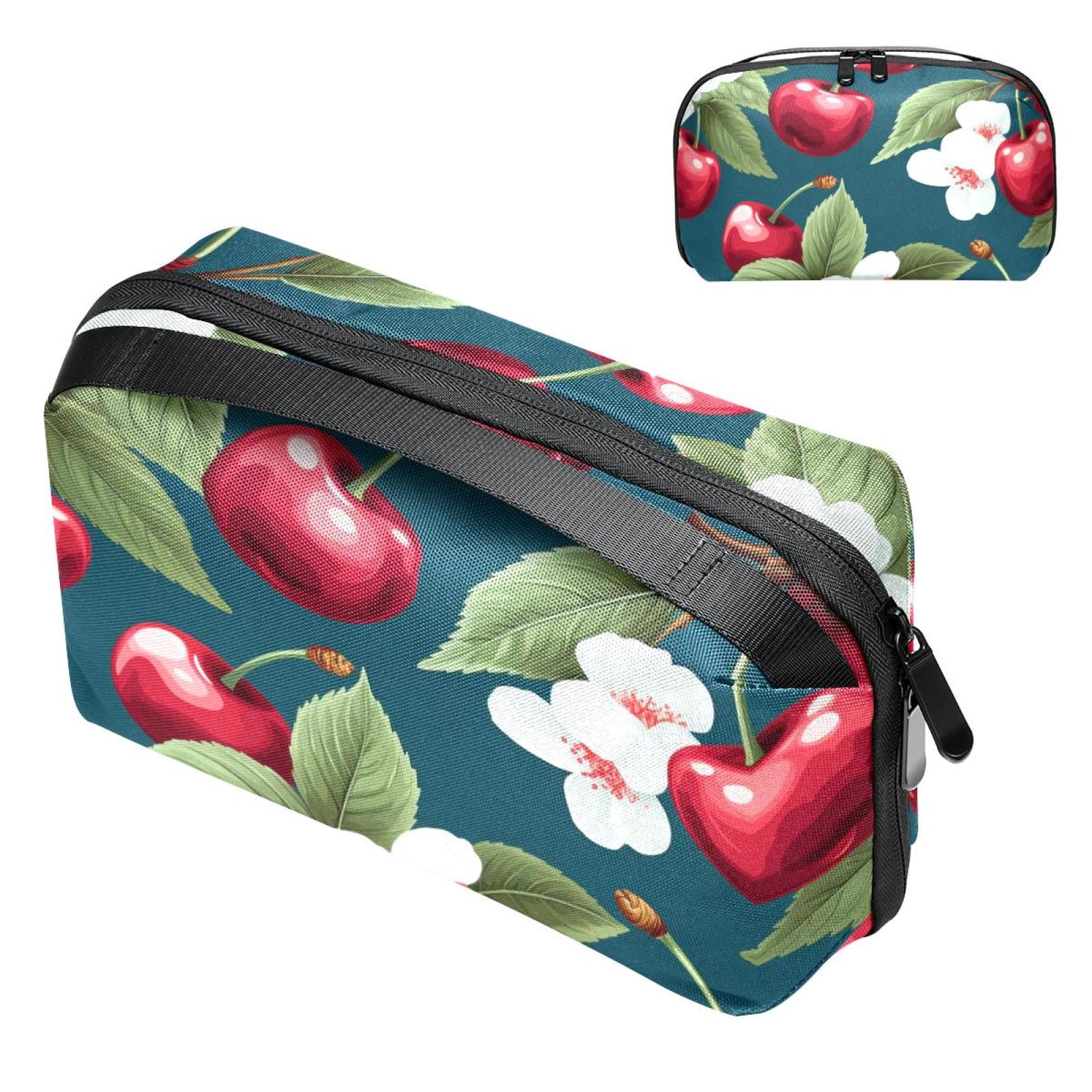 Cherry Travel Case Charger Pouch Hard Drive Bag Cable Organizer Desk ...