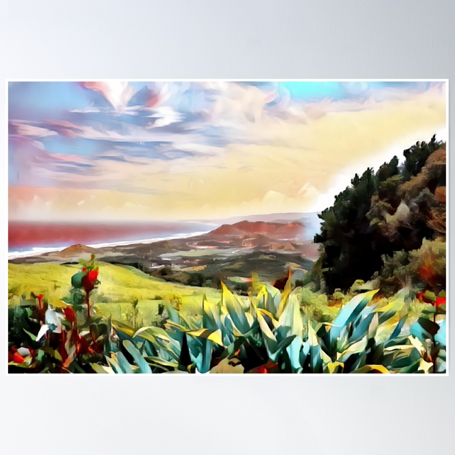 Cherry Tree Hill Poster Wall Art, Modern Wall Decor, 24x36 UNFRAMED ...