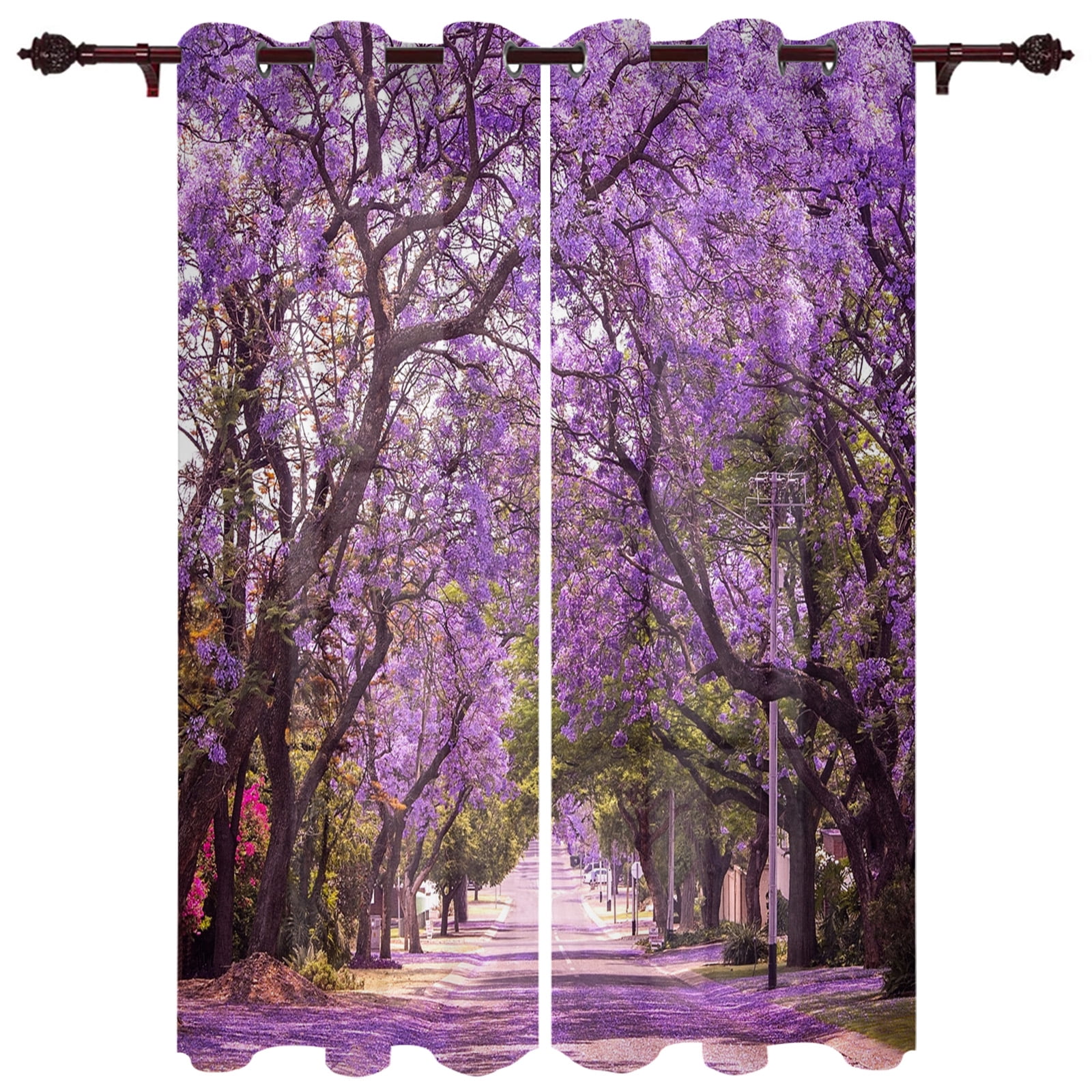 Cherry Tree Park Curtains for Living Room Window Curtain for Bedroom ...