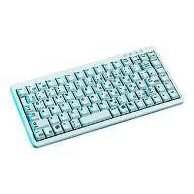 Cherry Ultraslim PS/2 Keyboard w/ 83-Key Layout - Light Grey - Walmart.com