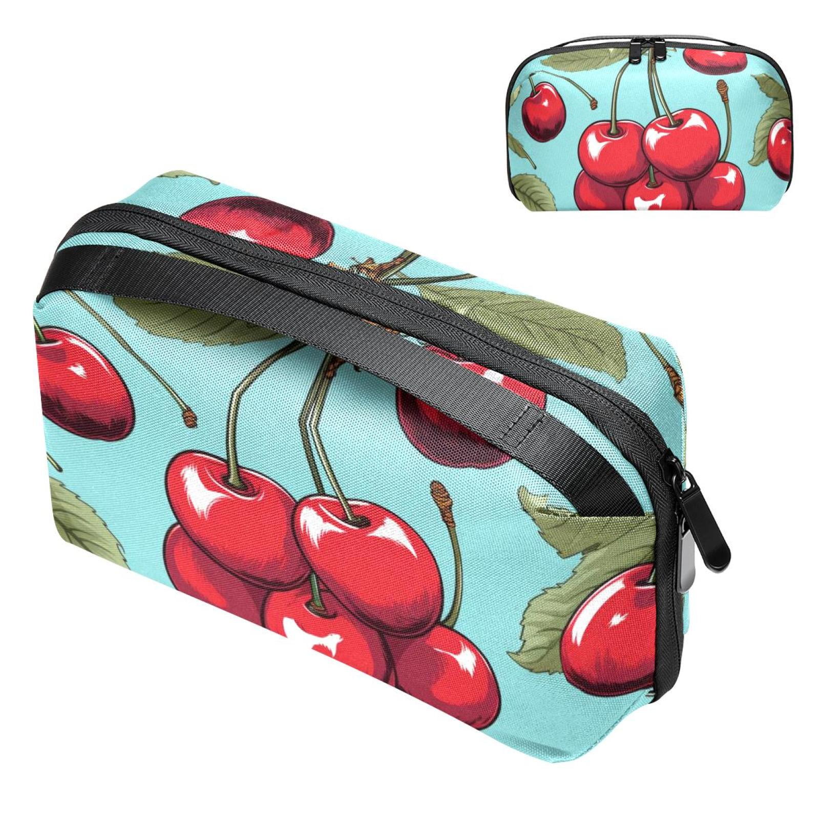 Cherry Waterproof Oxford Fabric USB Pouch Hard Drive Case Charger Case ...