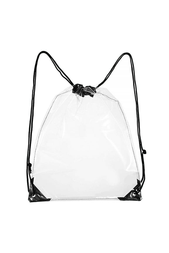 Clear Drawstring Bag
