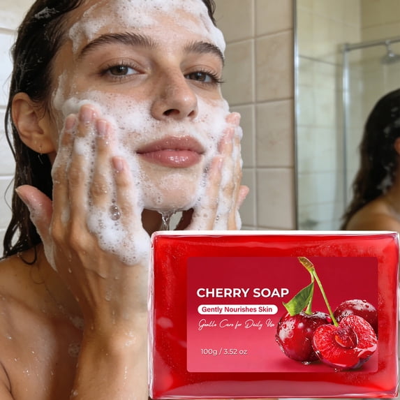 CherrySoap Bar Gentle Cleansing Nourishing Multi Effect Bath Soap For ...