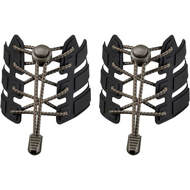 Elastic No Tie Shoelaces Stretch Tieless Shoe Laces with Lock Device ...